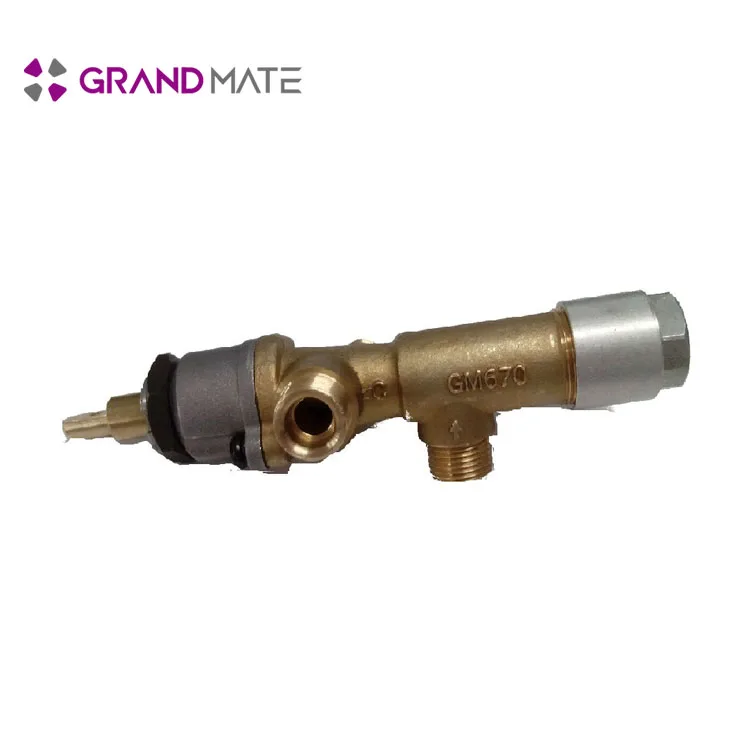 Manual Electric Brass Control Gas Fireplace Valve - 10000BTU