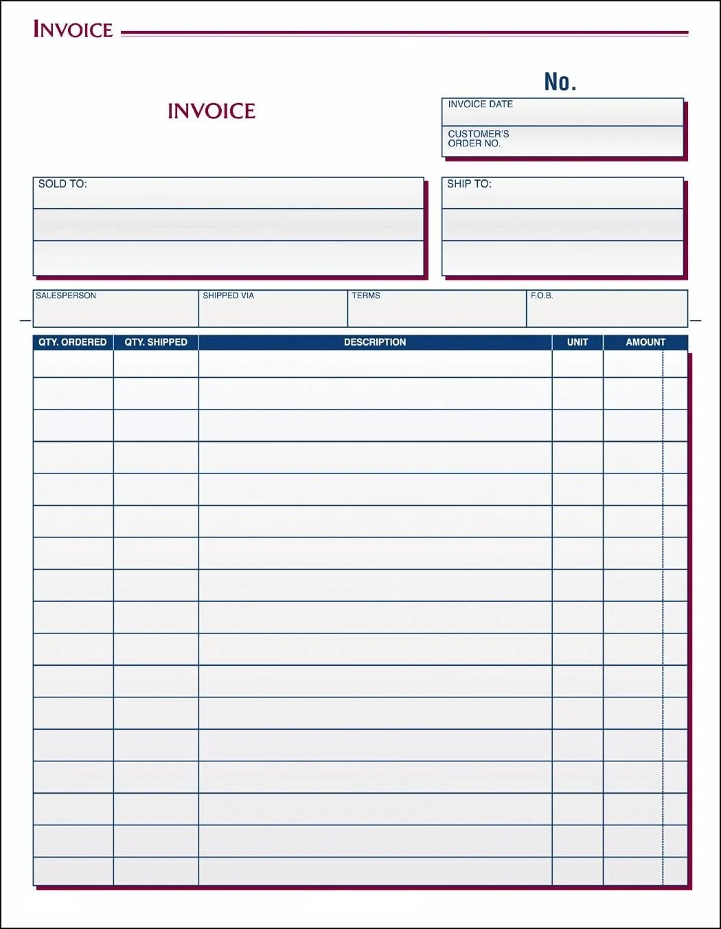 Excellent Printed Form 3 Plys Ncr Paper Carbonless Paper Continuous ...