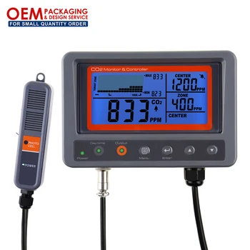 Co2 Carbon Dioxide Monitor & Controller (relay Function) W/ Remote ...
