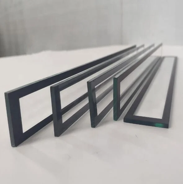 Customized Silk Screen Toughened Black Light Glass Led Wall Washer Lamp ...