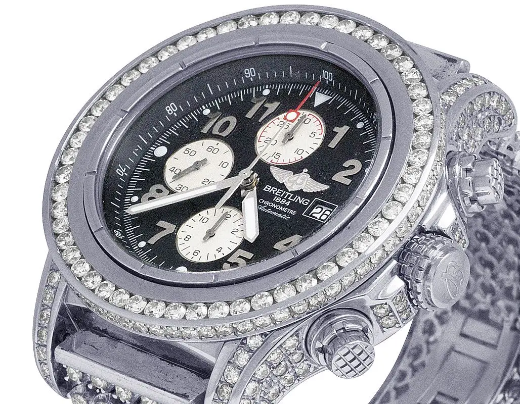 Lab Grown Diamond Gold Plated Wrist Watch Iced Out Diamond Hip Hop ...