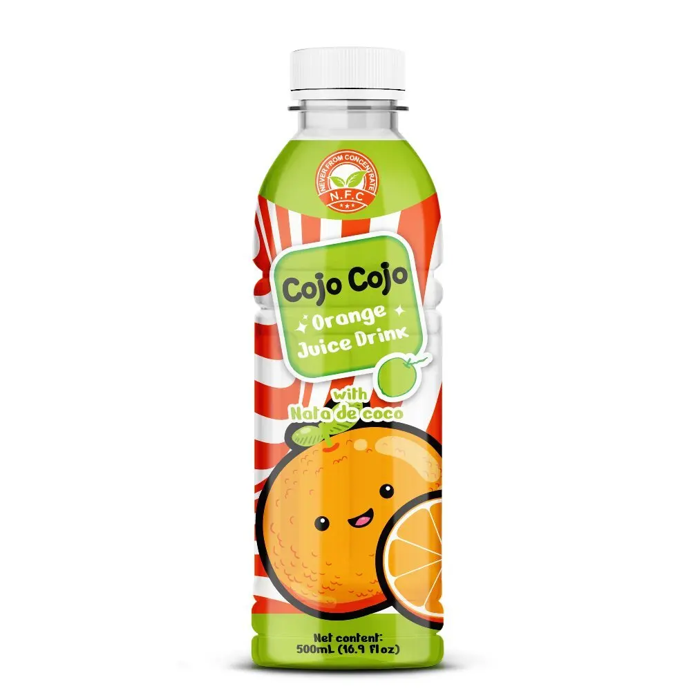 500ml Cojo Cojo Orange Juice Drink With Nata De Coco - Buy Orange Juice ...