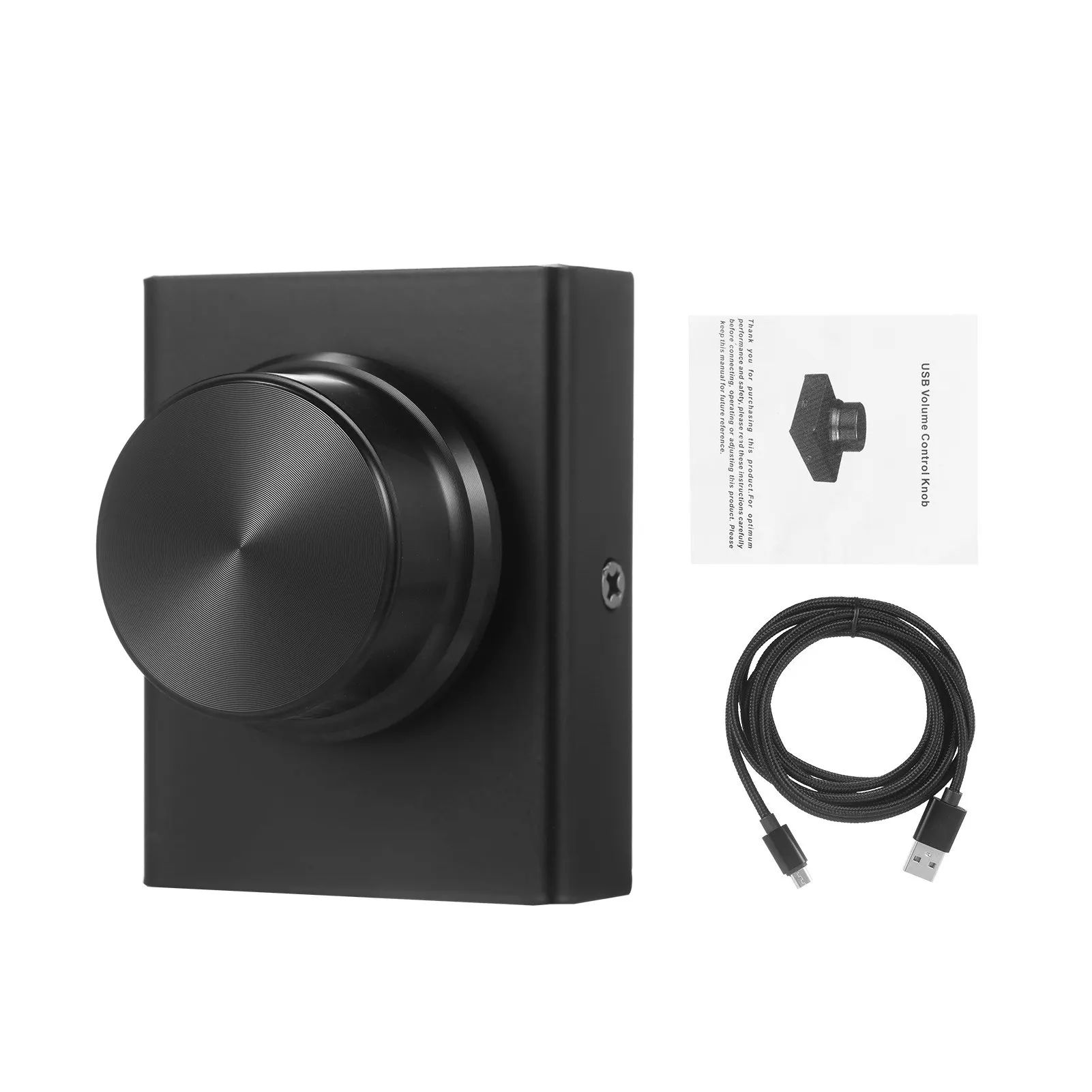 USB Volume Control Knob - Plug and Play Mute Function