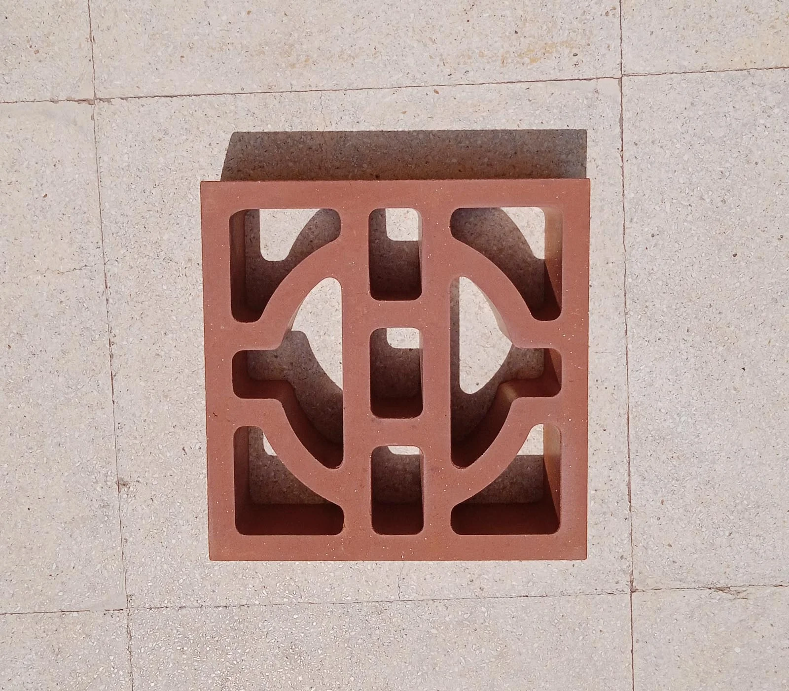 Natural Red Clay Terracotta Hollow Blocks for Wall Cladding