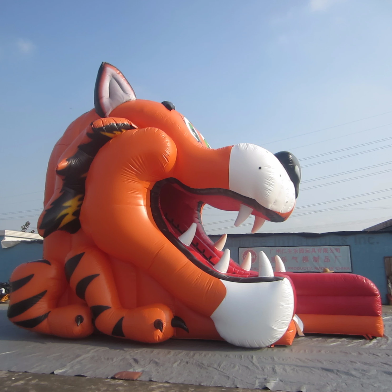 Tiger Slide Inflatable Slide Indoor Or Outdoor Inflatable Slide - Buy ...