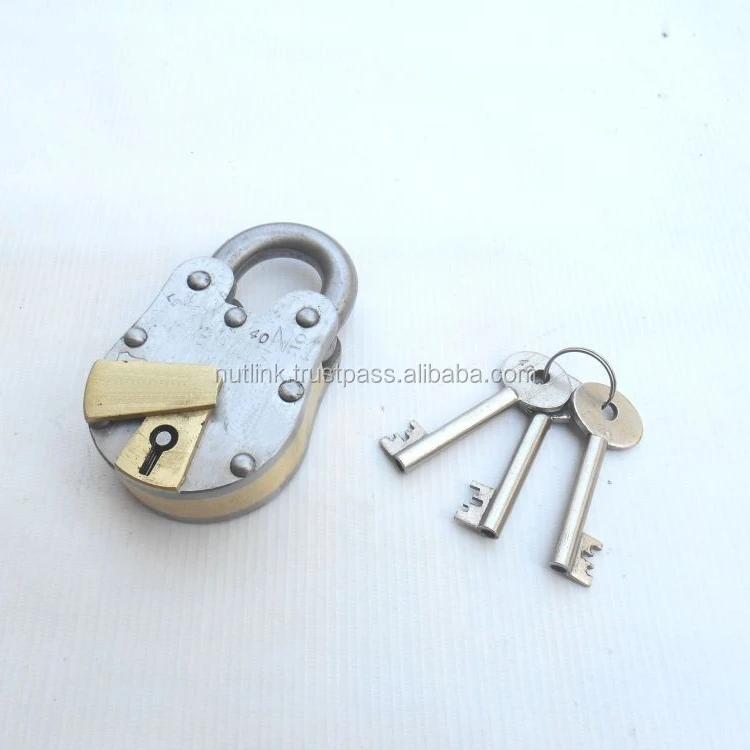 Alcatraz Prison Padlock Metal - Lock & Keys | Heavy Duty Metal Padlocks ...