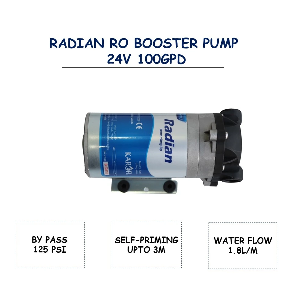 Karofi RO Booster Pump - Enhance Water Pressure & Flow