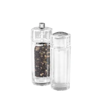 Modern Transparent Acrylic Peppermill And Salt Shaker Set - Buy ...