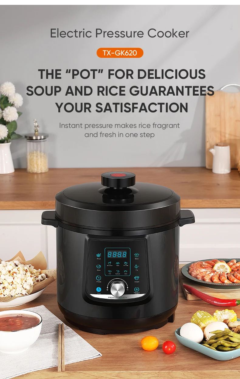 High Quality Programmable Pressure Cooker With Manual Pressure Multi ...