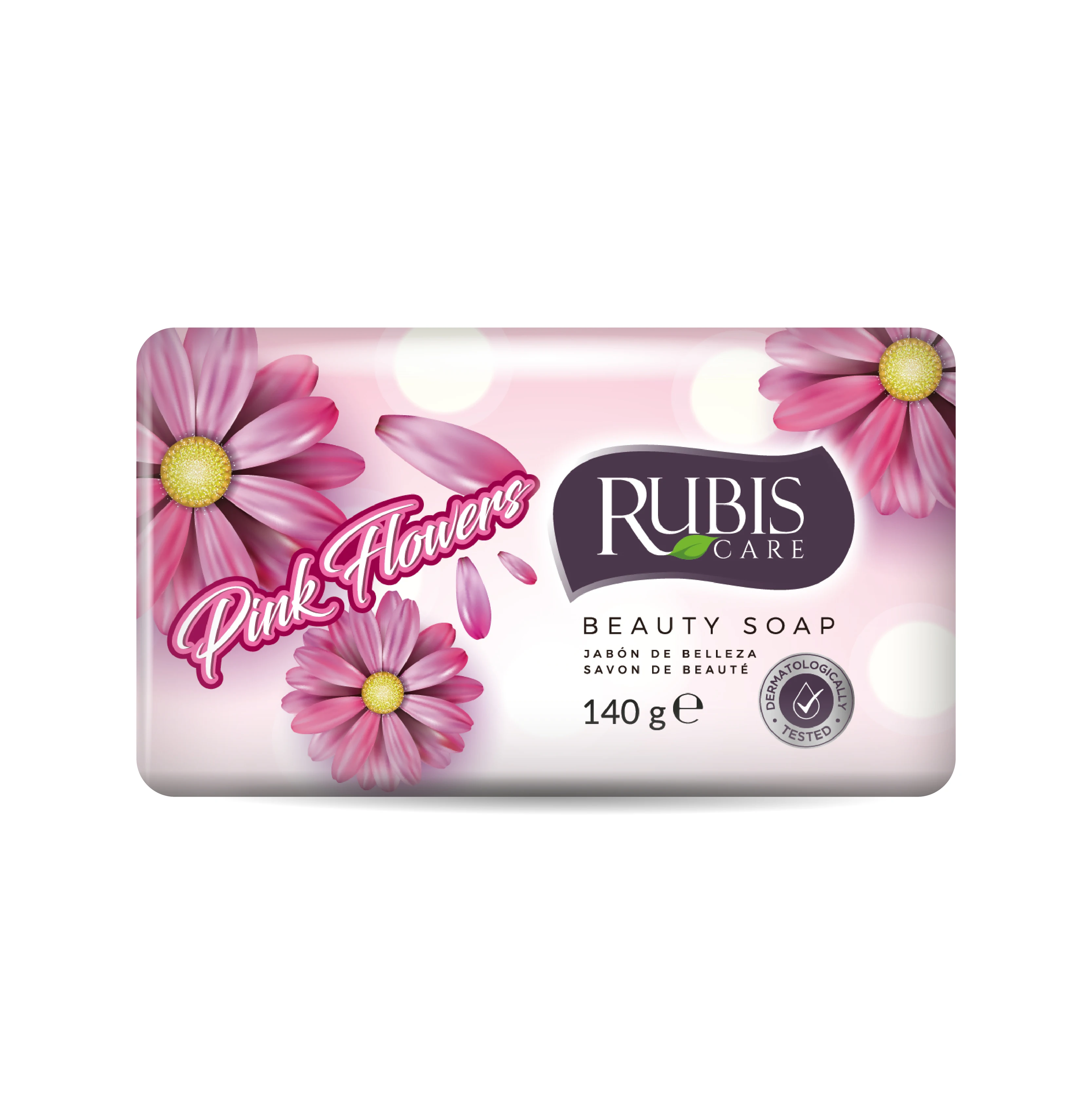 Rubis 140 Gr Paper Wrapped Pink Flowers New Serie Soap - Buy Solid ...