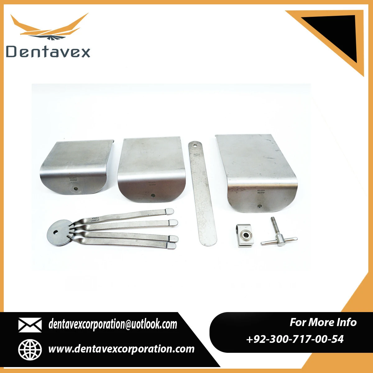 Thompson Frame-Type Surgical Retractor Complete Set of 40pcs