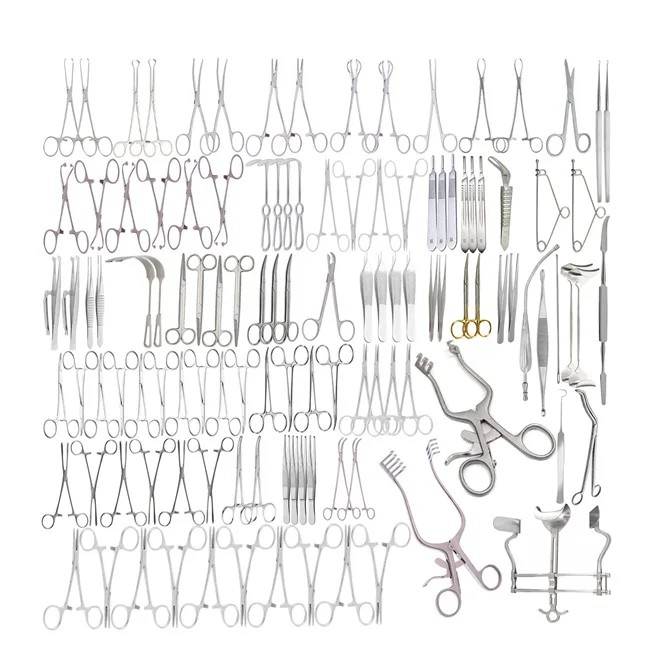 Basic Minor Surgery Large Surgical Instruments Set Of 116 Pcs General ...