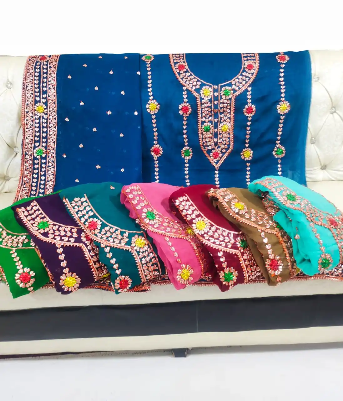 Traditional Indian Pakistani Islamic Clothing Salwar Kameez Handmade ...