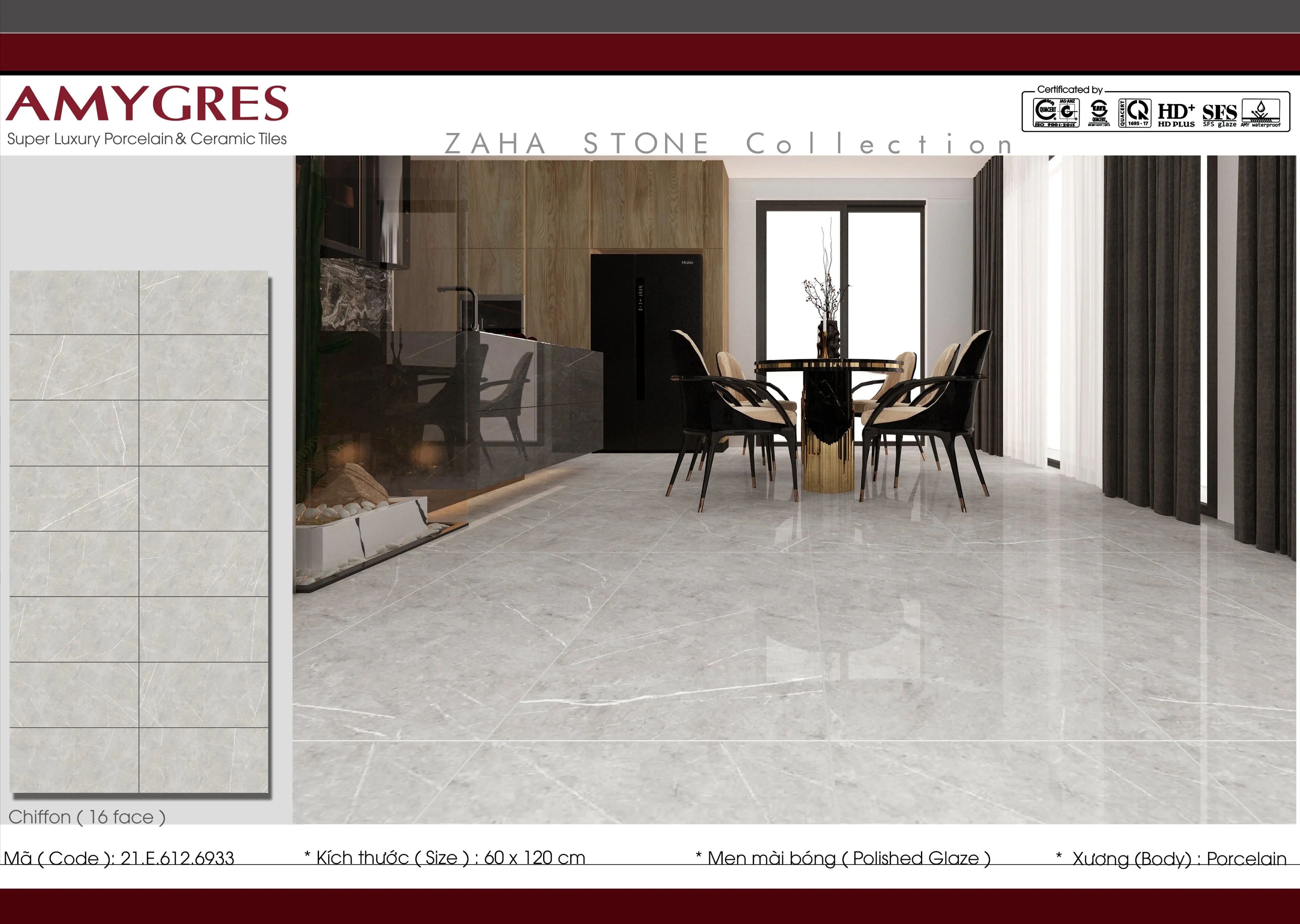 High Quality Floor Tiles 60x120 High Gloss Polished Porcelain Tiles ...