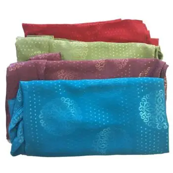 Tibetan Chuba Blouse With Long Sleeves Brocade Designs Are Worn Under ...