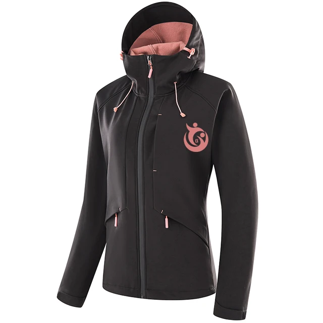 Men's Softshell Tactical Jacket Fleece Lining Hidden Hood Waterproof ...