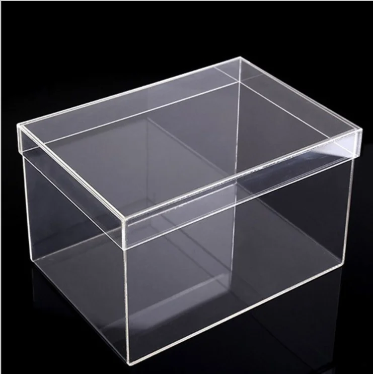 Extra Large Stackable Transparent Basketball Box - Acrylic