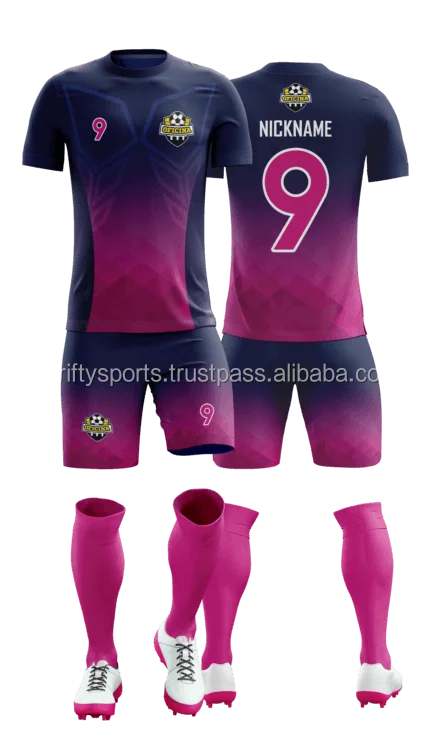 Custom Made Soccer Uniform For Men's Unisex Sublimation Soccer Kits ...