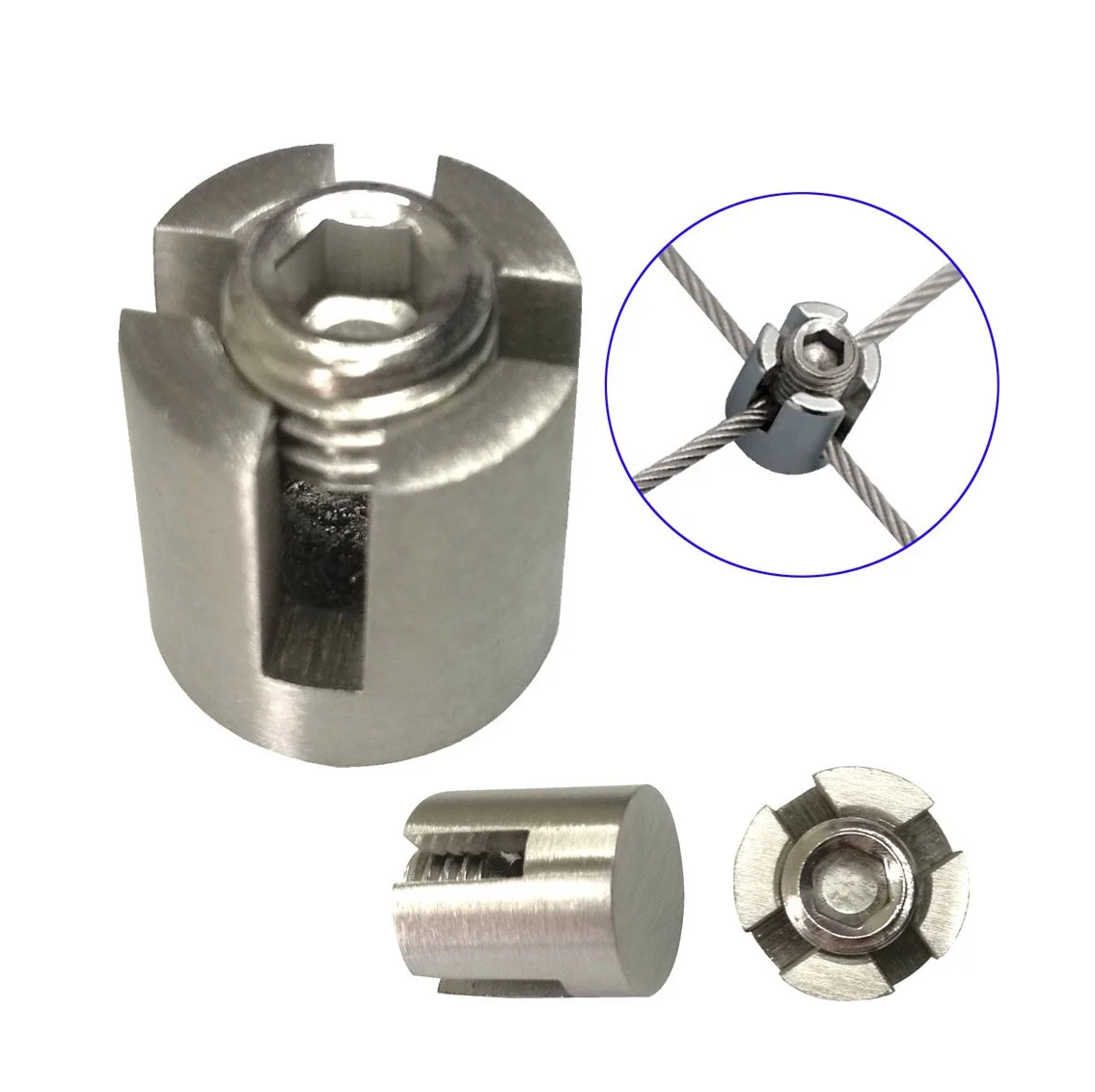 Abrazadera De Cable Cruzado De Acero Inoxidable 316,Clip De 6mm Ss316 ...