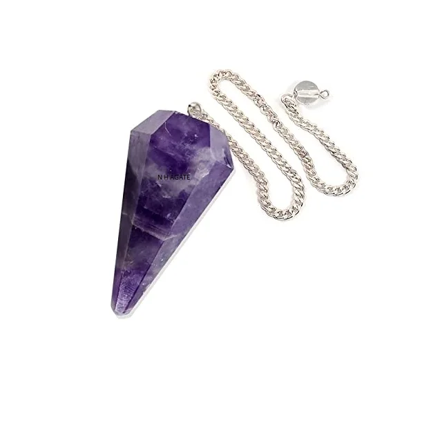 Crystal Pendulum Dowsing Healing for Sale High Grade Gemstone Pendulums Agate Amethyst Crystal ...