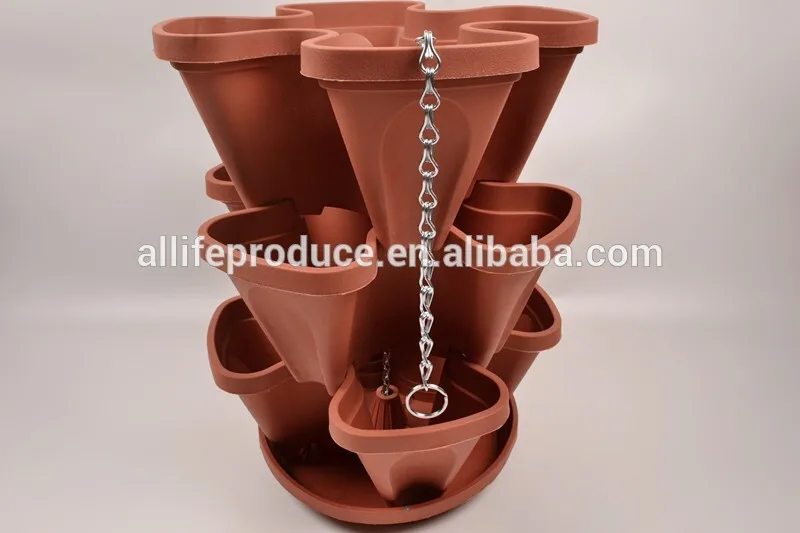 Hydroponic Stackable Tower Garden Pots - Multi-Span Greenhouses