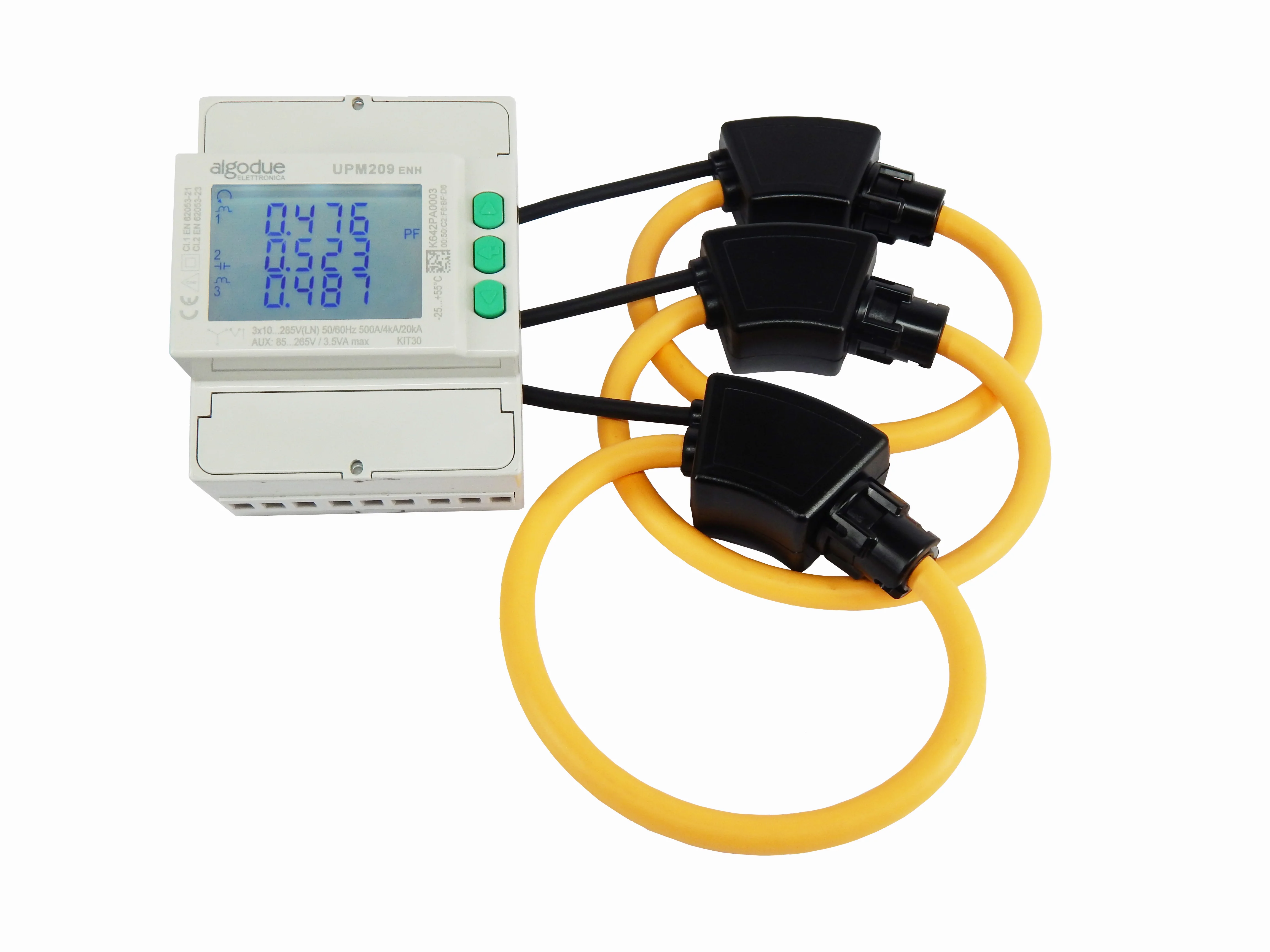 Three-phase Electric Meter Ethernet Flexible Ct Rogowski Coils Upm209rgw Algodue Made In Italy ...