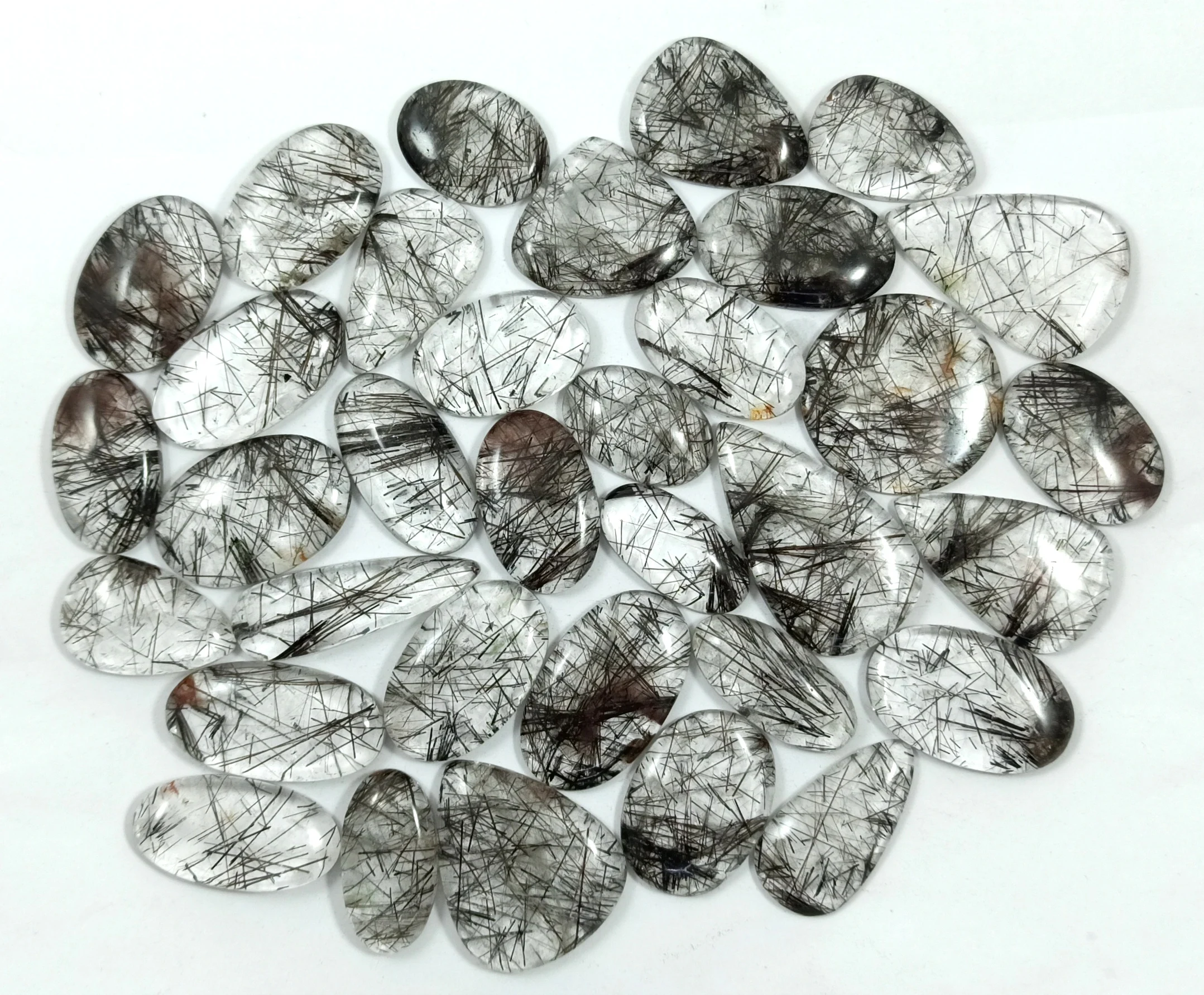 Natural Black Rutile Gemstone Black Rutile Crystal Wholesale Lot Rutile ...