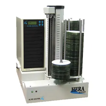Hera 6 Automated Cd Dvd Duplicator 6 Drives 500gb Hdd 630 Disc Capacity ...