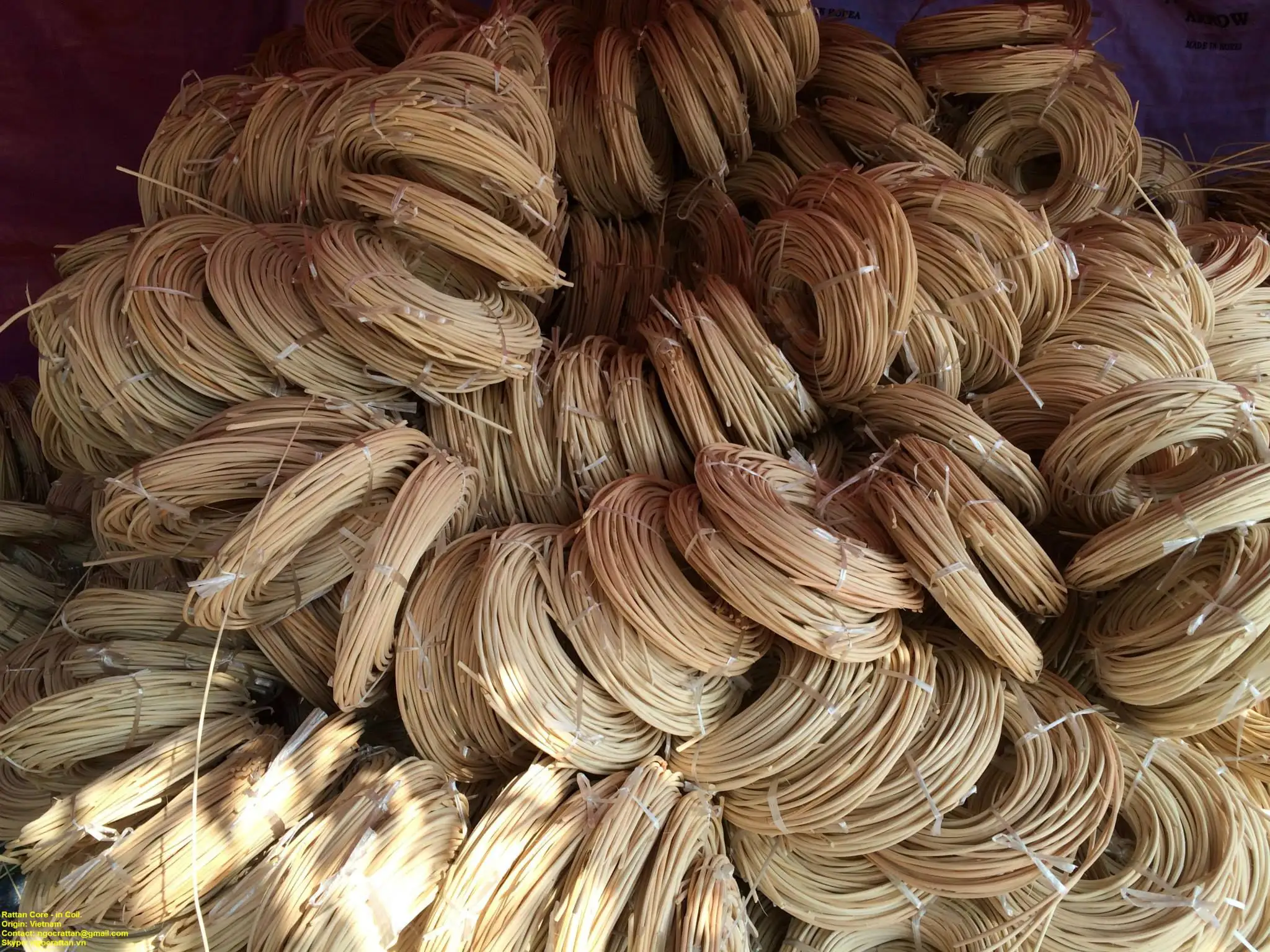 Rattan Core 500g For Making Furniture With Natural Color Or Bleached ...