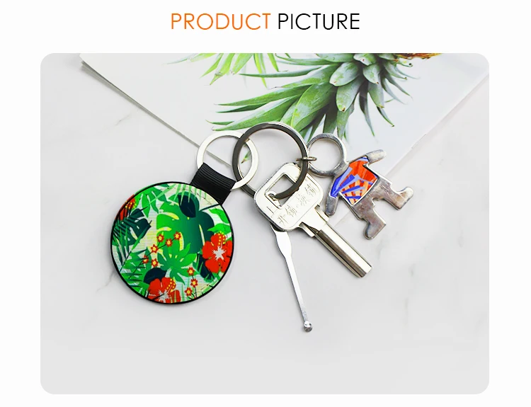 Blank DIY Promotional Keychains - Double-Sided Printable