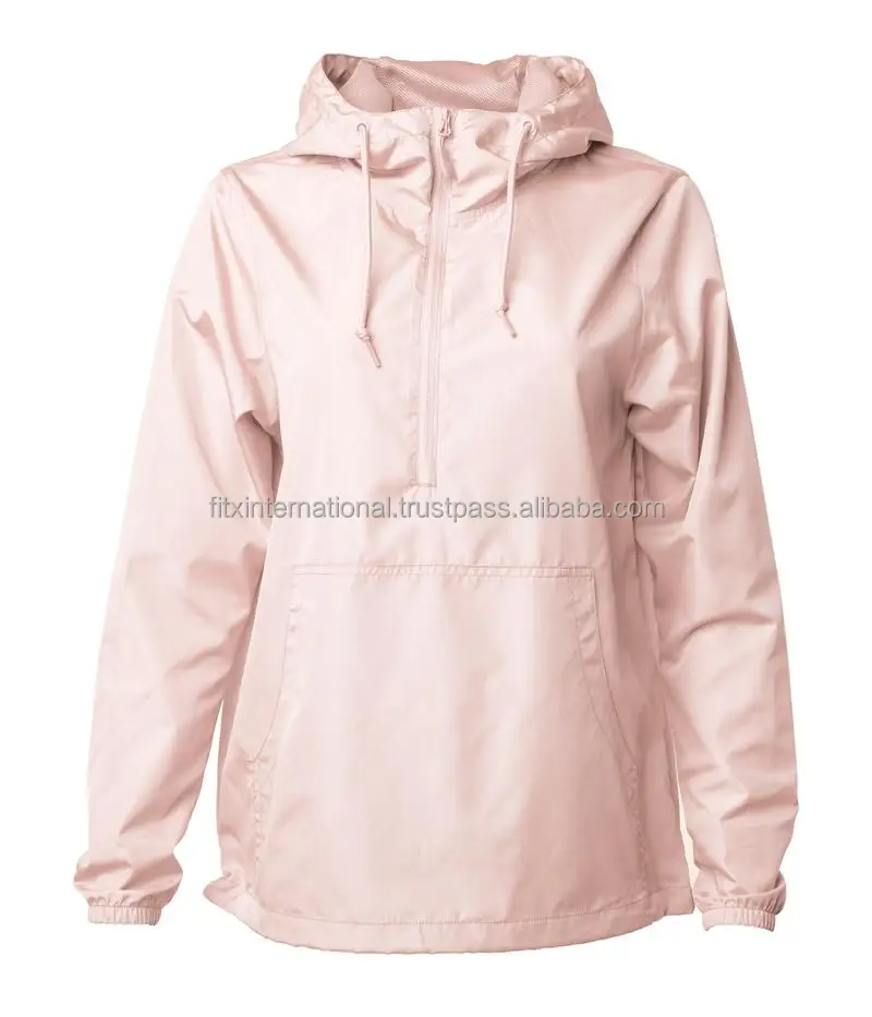 Mens Plain Jackets Pullover Hoodie Custom Windbreaker Jacket Screen ...