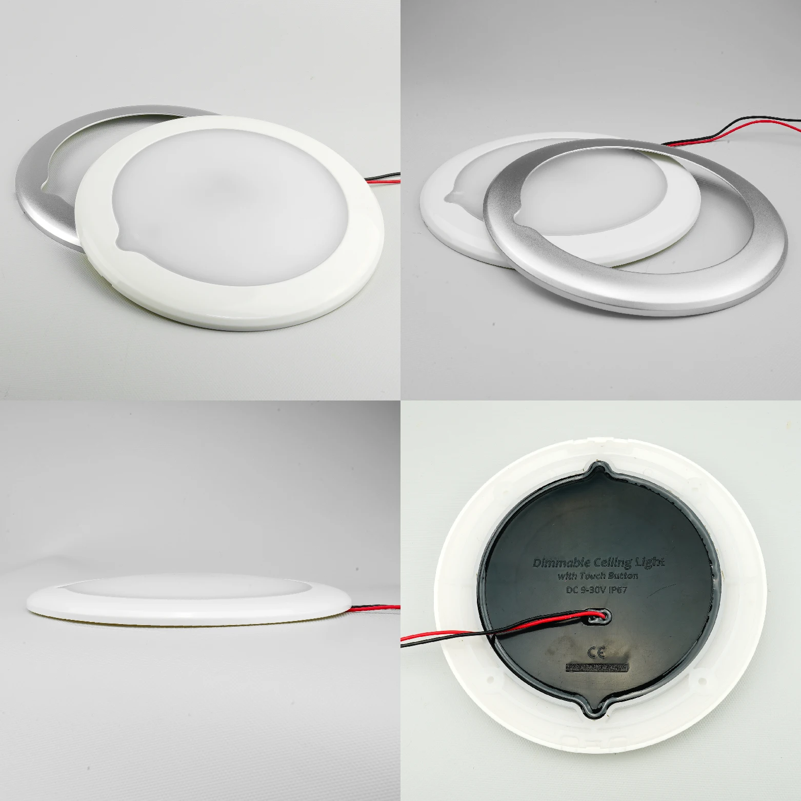 150mm IP67 Dome Ceiling Light for Marine Caravan Campervan RV