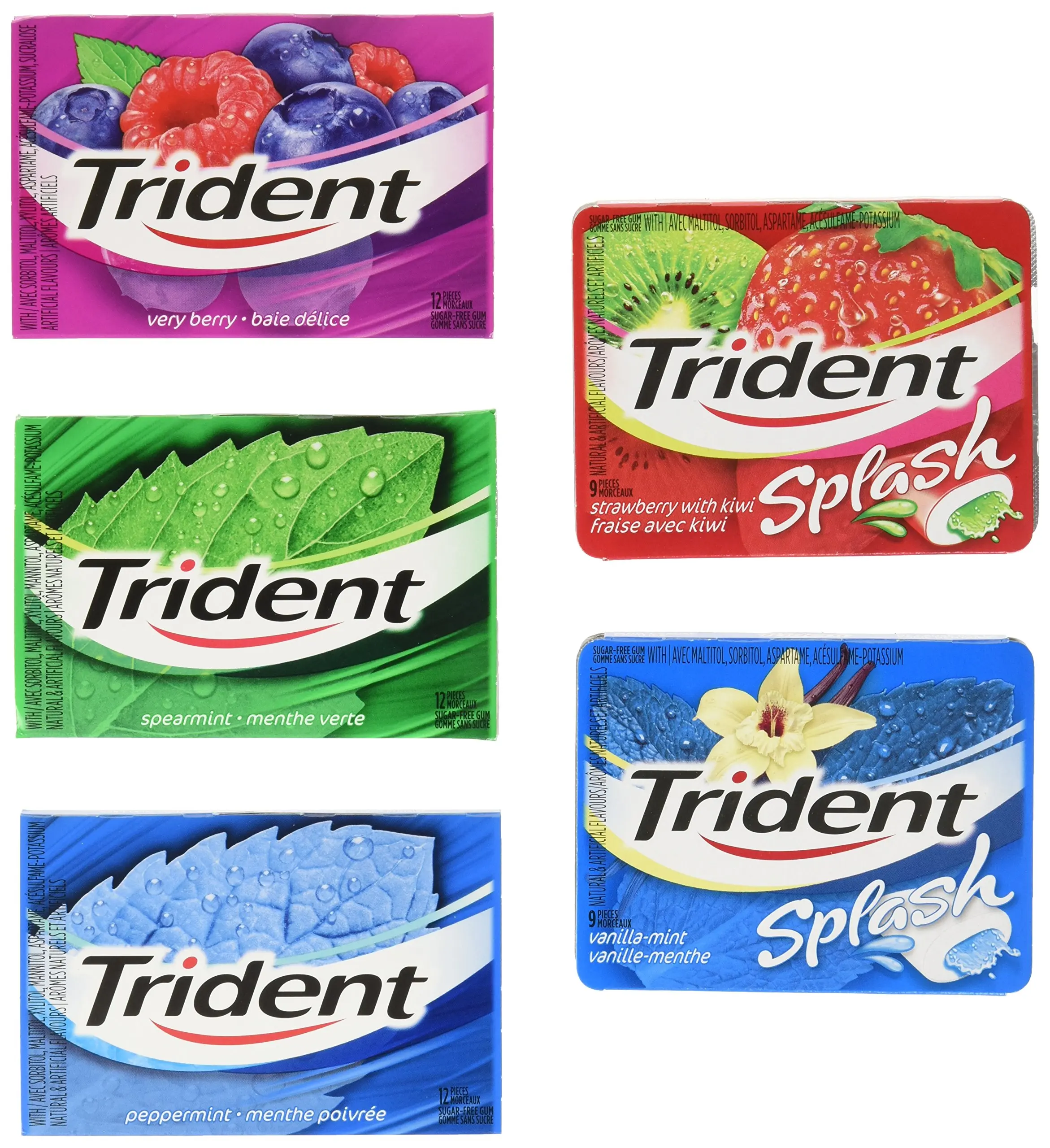 Alibaba.com: Trident Spearmint Flavor Gum, 18 Stick Pack, cheap price ...
