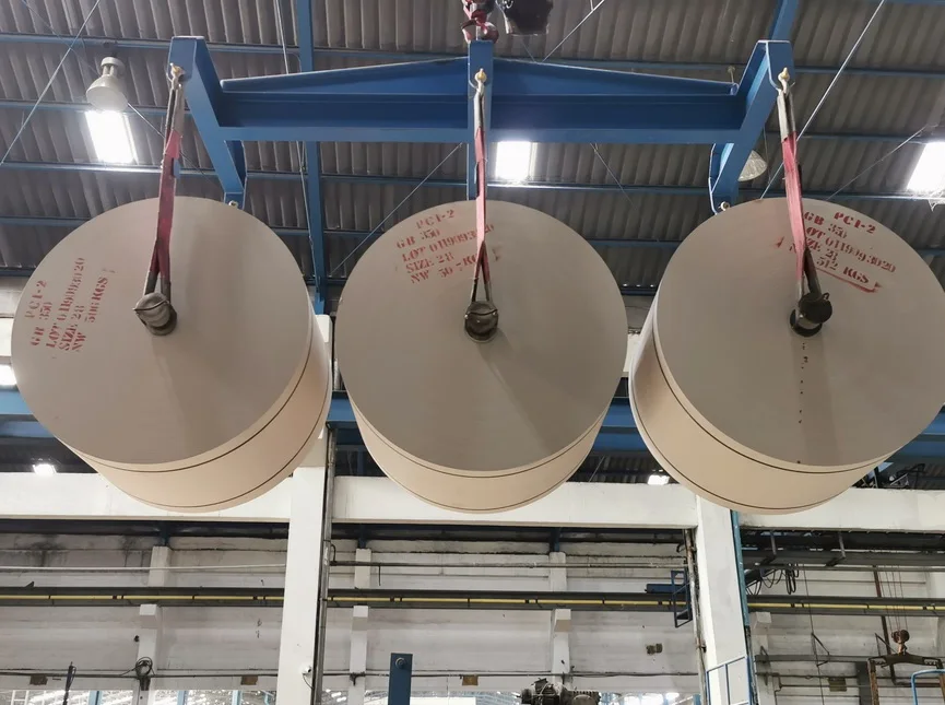 Recycled Grey Chipboard in Roll for Paper Tube Packaging