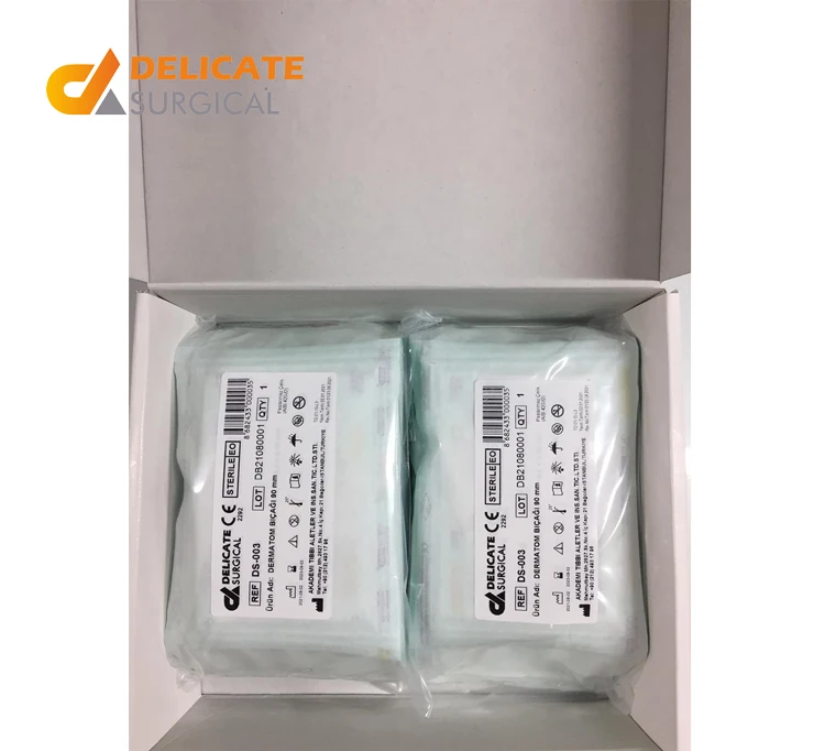 Dermatome Blade Stainless Steel Sterile Package Skin Grafting Tools ...
