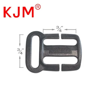 Kjm Factory Price 20mm Plastic Tri Glide Buckle Clasp With Loop For ...
