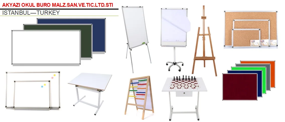 Aluminum Frame Laminate Wall Mounted Whiteboard - Non Magnetic