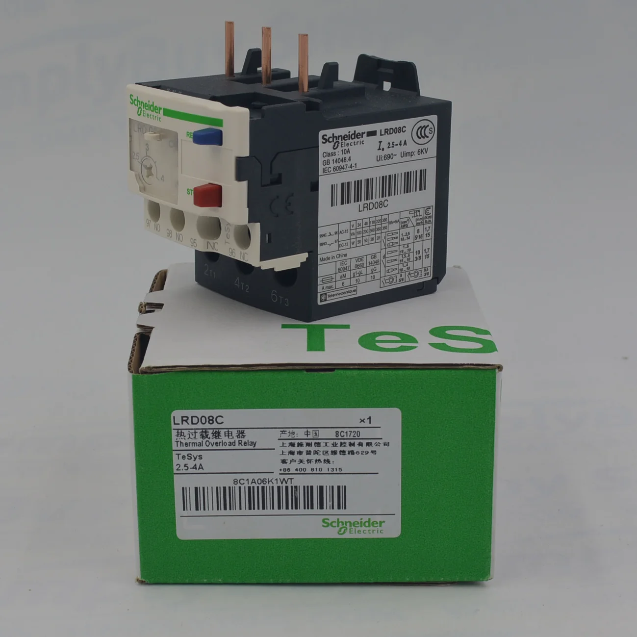 Thermal Overload Relays For Tesys D Contactors Lrd08c - Buy ...