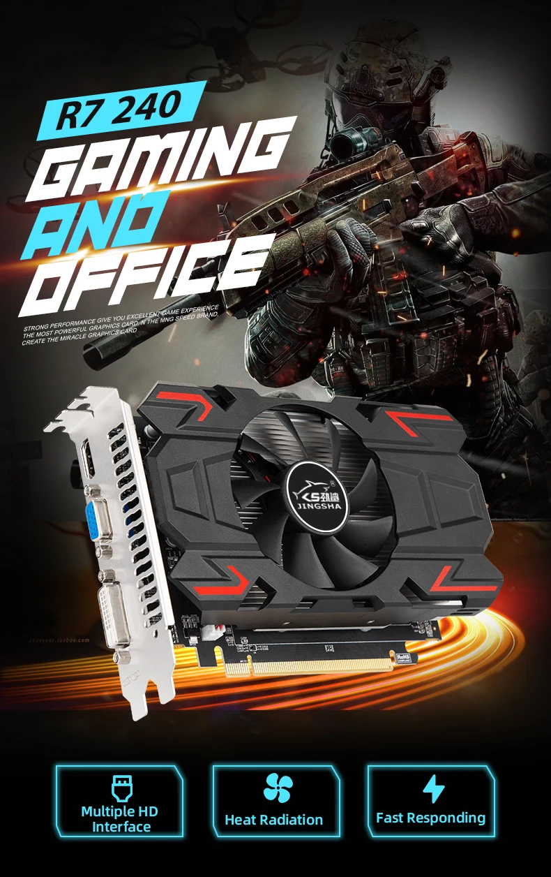 Graphics Cards Amd Radeon R7 240 4gb Gpu In Stock Graphic Cards - Buy ...