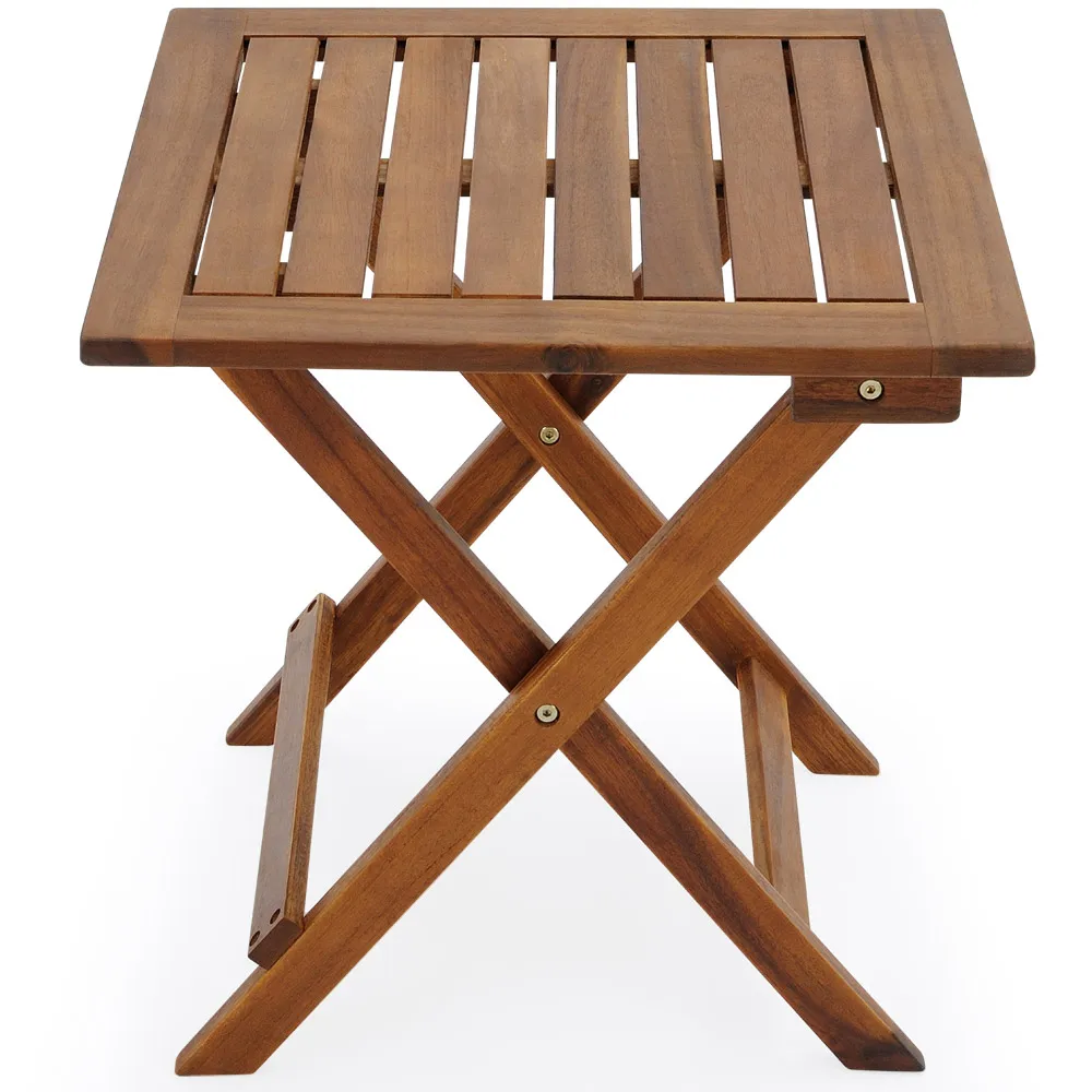 Small Acacia Wood Folding Coffee Table Of High Quality Vietnamese