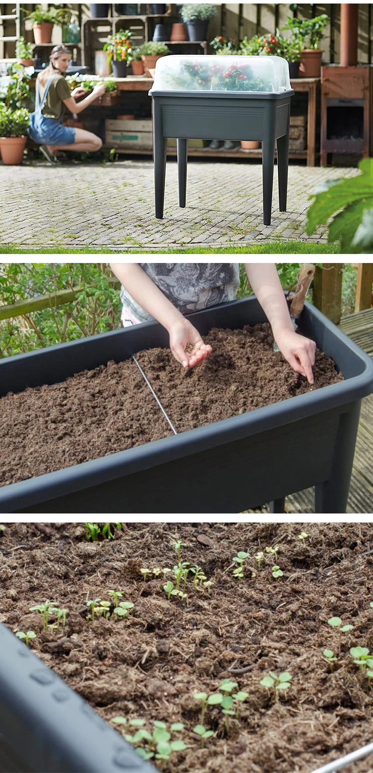 Durable PVC Raised Garden Bed - Perfect for Outdoor Planting