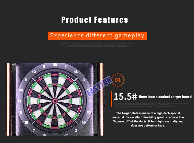 Coin Operated Dart Board Arcade Game Machine - LCD Electronic Dart in ...