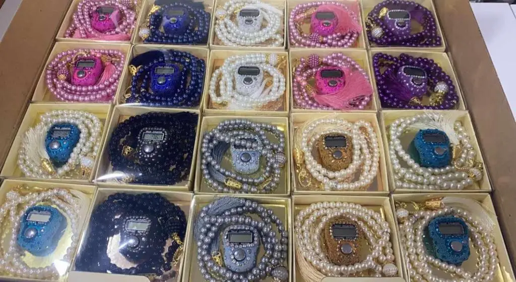 Misbaha Electronic Counter Tasbih Gift Set - Muslim Rosary