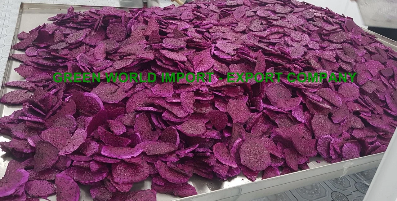 Yummy Dried Dragon Fruit Chips From Vietnam - Dried Red Dragon Fruit ...
