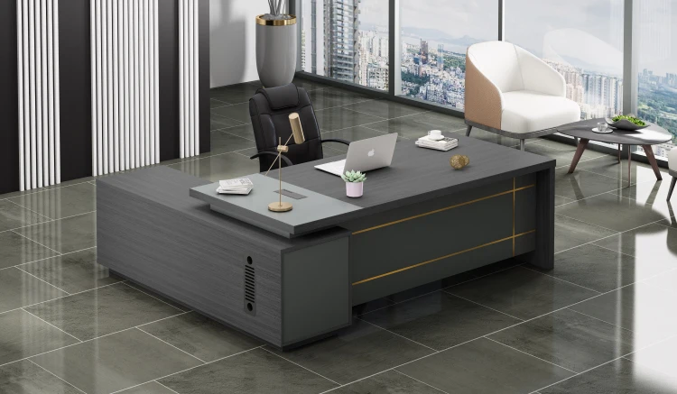 2021 Luxury Design Office Desk Mdf Office Furniture Modern Office Table ...