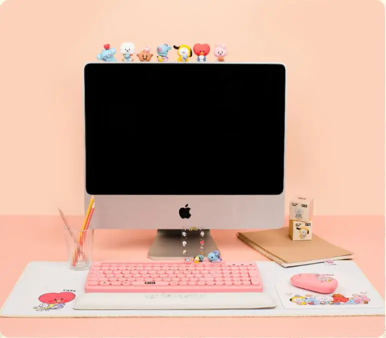 BT21 Monitor Figure - BTS LINE FRIENDS Keychain