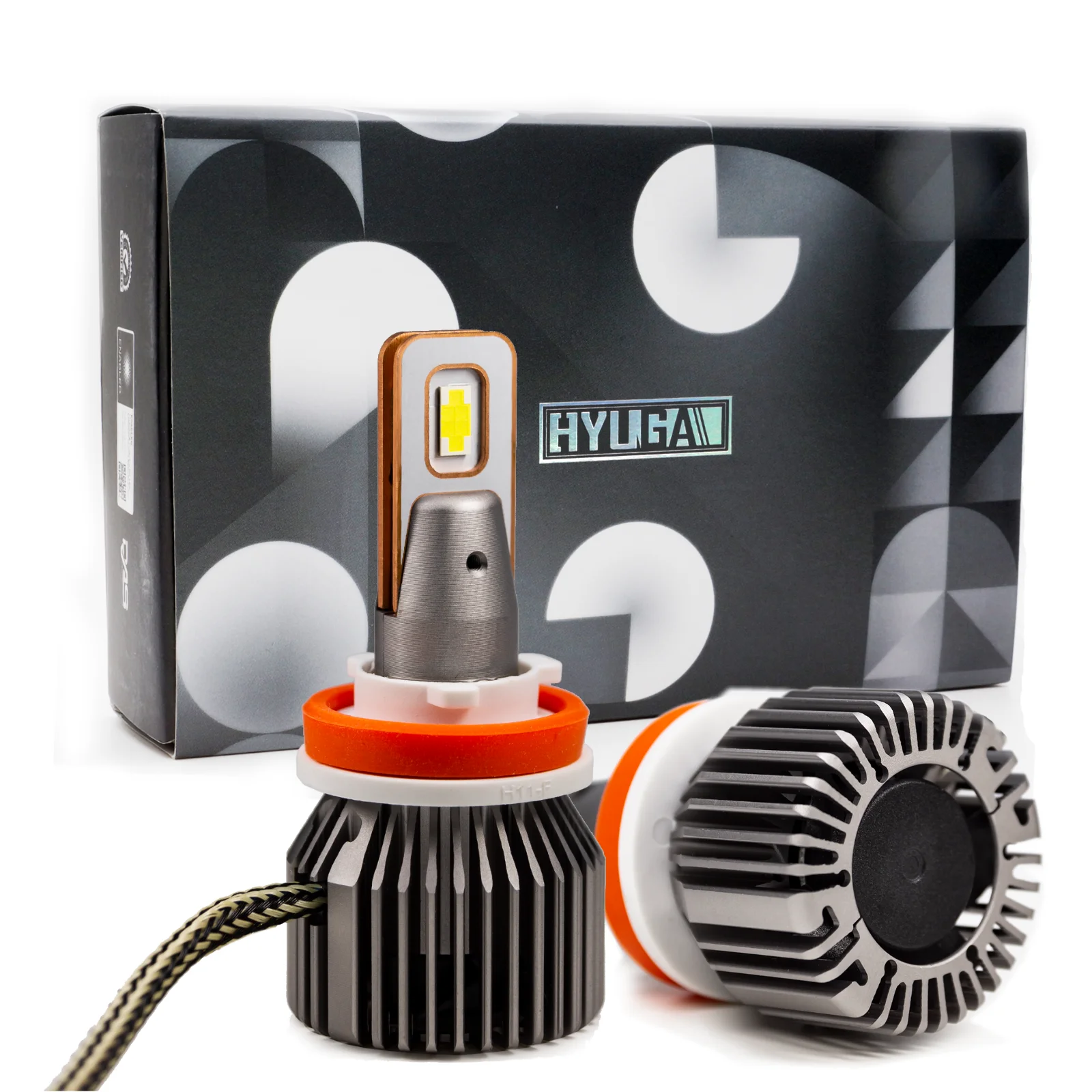 9012 Led Headlight Fog Light U9s Csp 7545 High Power 80w 8400lm 6500k ...