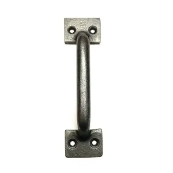 Simple Cast Iron Rustic Door Handles Black Farmhouse Cast Iron Grab Bar ...