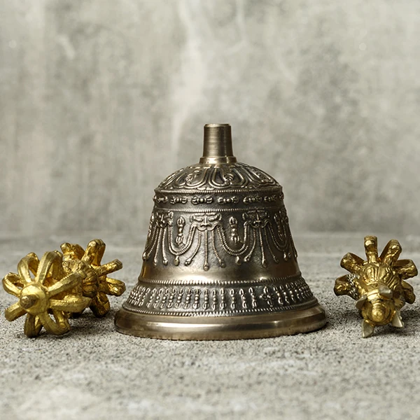 Tibetan Buddhist Prayer Bell Handmade in Nepal | Used As Prayer Tingsha ...