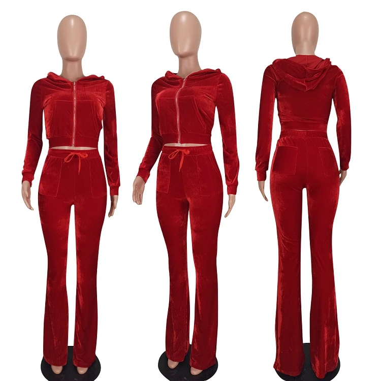 Shop Custom Rhinestone Velvet Sets for Women - Stylish & Comfortable